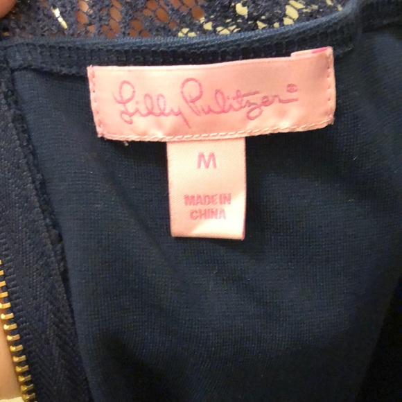 Lilly Pulitzer | Dresses | Lilly Pulitzer Rhea Dress Navy Medium | Poshmark